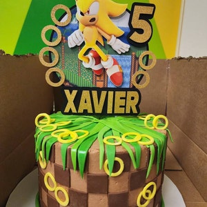 Shadow the Hedgehog Cake Topper - Etsy