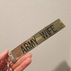 Military Keychain, Personalized Military Gift, ROTC, JROTC, Monogram ...