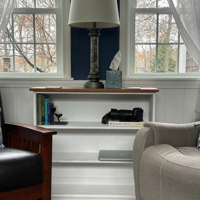 Three Shelf Bookcase, Solid Wood Bookcase, Hall Bookcase, Low Bookcase ...