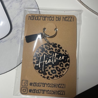 Keyring Display Card Svg, Keyring Display Card Template, Keychain ...