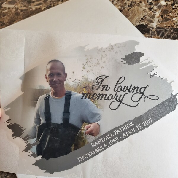 In Loving Memory Car Sticker Loss of Loved One Memorial Personalized ...