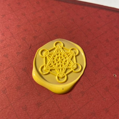 Metatron's Cube Sacred Geometry Wax Seal Stamp /spiritual Wax Seal ...