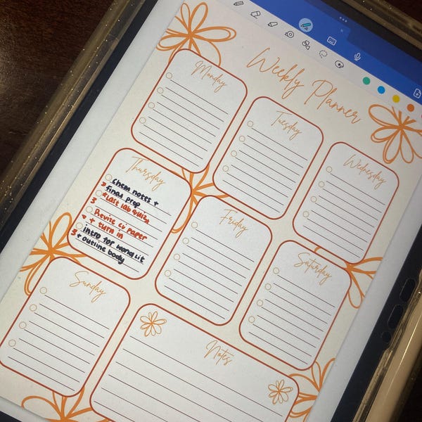 Monthly and Weekly Planner Bundle - Etsy