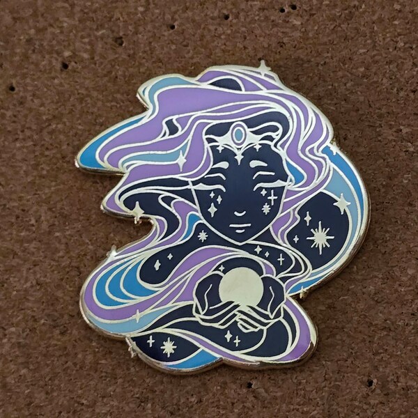 Gold Ocean of Sky Floating Islands Hard Enamel Mini Pin Set Day Version ...