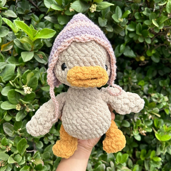 Bubbles the Duckie / NO SEW Crochet Pattern / Crochet Duck Pattern ...