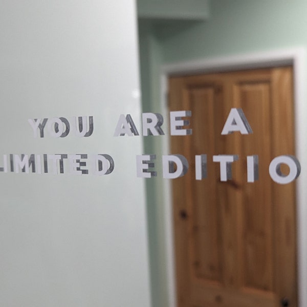 Good Vibes Only Premium Mirror Mantra Decal Sticker, Affirmation Mirror ...