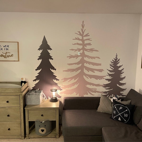 Tree Wall Decals | Forest Decals | Woodland Nursery Decor | Nursery ...