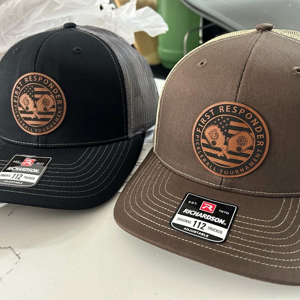 Wild Bore Leather Engraved Trucker Hat, Hog Hunting, Hunting Gift for ...