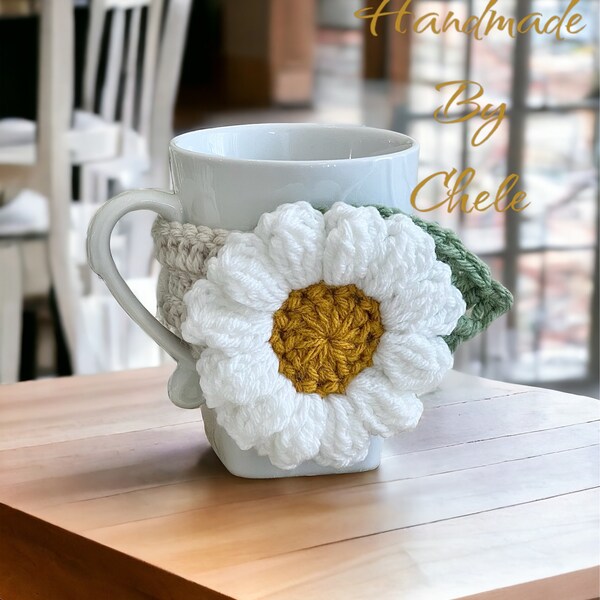 Daisy Dream Mug Cozy Pattern: Crochet Your Own Floral Bliss - Instant ...