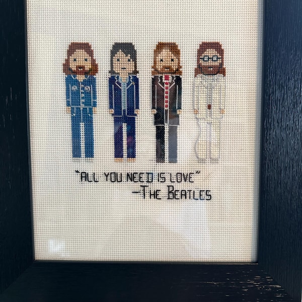 The Beatles, Abbey Road - Cross Stitch Pattern - Instant Download - Etsy