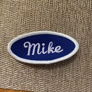 Custom personalized Embroidered Name Tag/ Embroidered Name | Etsy