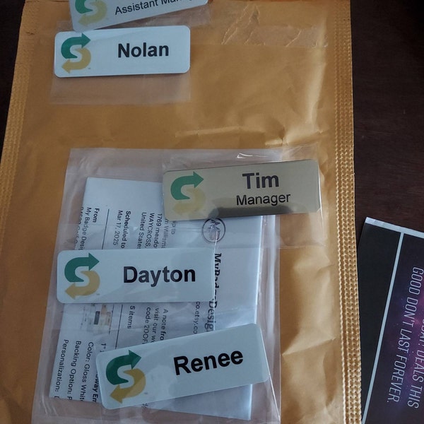 1" X 3" Super 8 Motel Employee Name Badge - Etsy