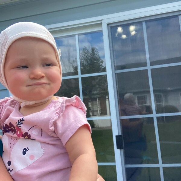 All Mesh Baby Pilot Hat, Giddy Baby Hat, Hat With Ties or Snaps ...