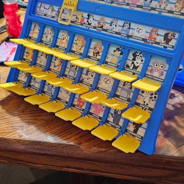 Bluey Guessing Game | Digital Download | Bluey Themed Cards You Print ...