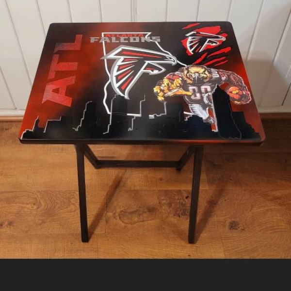 Custom TV Tray NFL Themed Atlanta Falcons - Etsy
