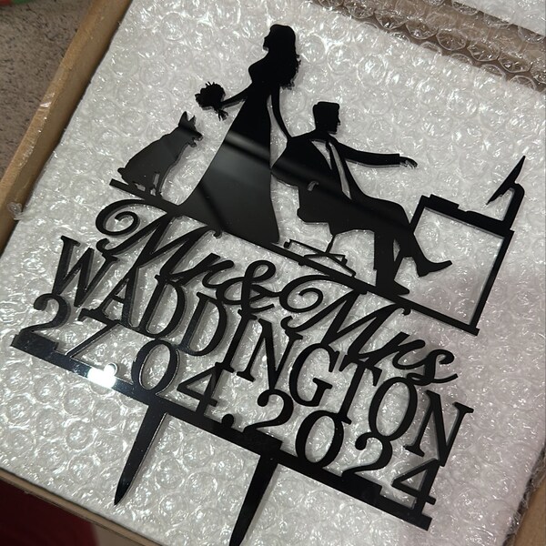 Computer Programmer Cake Topper | Programming Wedding Cake Topper | Programmer Theme Party ...