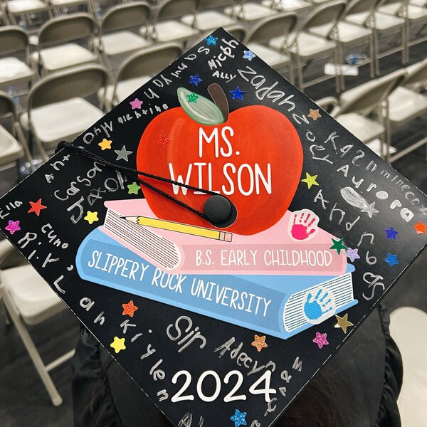 Custom crime Scene Graduation Cap Topper, Criminal Justice Graduation ...