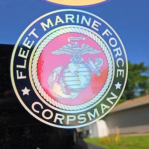 USMC Vinyl Sticker - Etsy