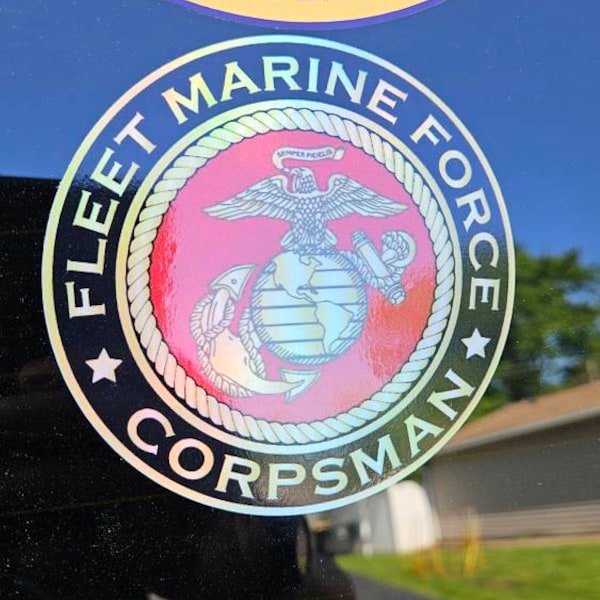 USMC Vinyl Sticker - Etsy