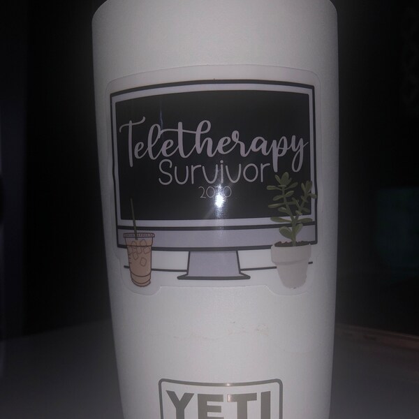 Speech Therapist Sticker, Teletherapy Sticker , Speech Therapist Merch ...