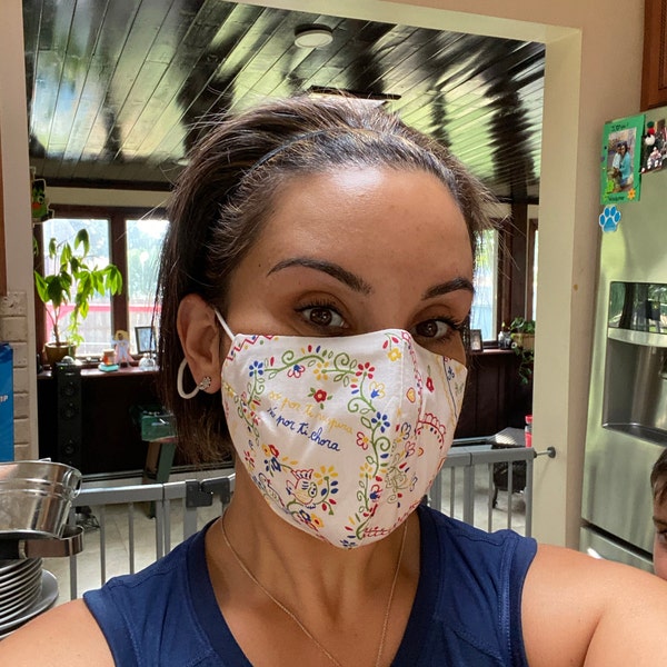 Frida Tropical Model Mask Frida Face Mask, Reusable Face Mask, Travel ...