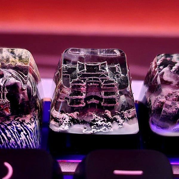 Starry Sky Keycaps, Resin Keycap, 1u Keycap, Night Sky Aesthetic for ...