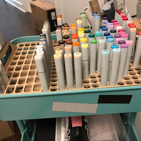 Copic Sketch Marker and Old Style Refills Storage Grid for Cart - Etsy