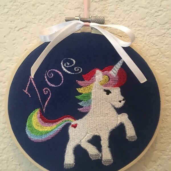 Embroidery Design Rainbow Unicorn 4x4' - DIGITAL DOWNLOAD PRODUCT - Etsy