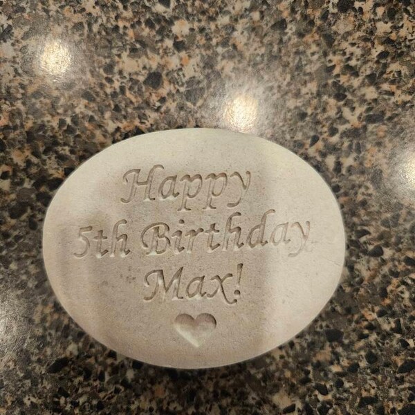 Thank You Rock! Paperweight Gratitude Gift - Rock Made of 100% Natural ...