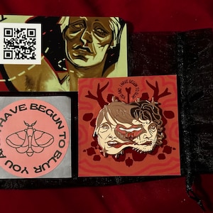 Hannibal 'blurring' Hard Enamel Pins - Etsy