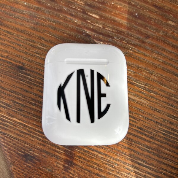 Single Initial Monogram Sticker - Etsy