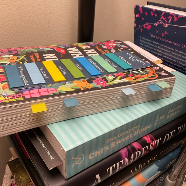 Annotation Bookmark With Tabs | Fantasy, Romance, Thriller, Horror ...