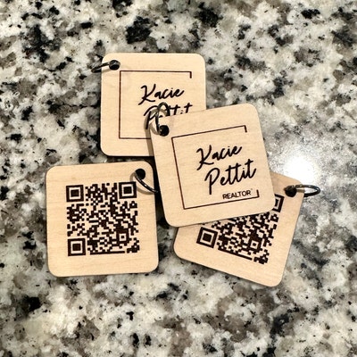 Personalized Wooden QR Code Tipping Box, Custom Made Money Box, Charity ...