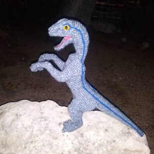 Velociraptor Pattern by Crafty Intentions DIGITAL PDF - Etsy