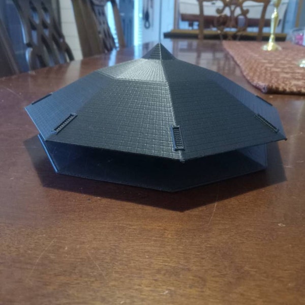 TR-3B Black Manta Triangle ARV Model - 3D Printed UFO Replica in Gloss ...