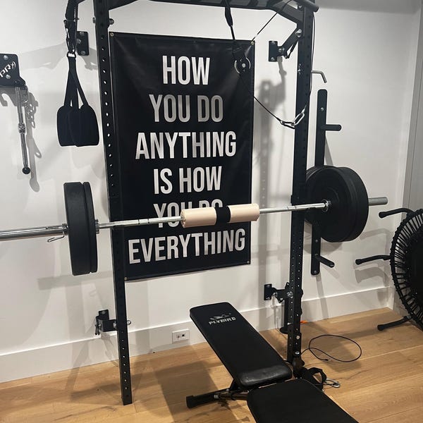 Nobody Cares Work Harder Banner Home Gym Decor Large Quote Wall Art ...