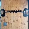 Personalized Gym Sign | Weights Sign | Metal Fitness Sign | Garage Sign ...