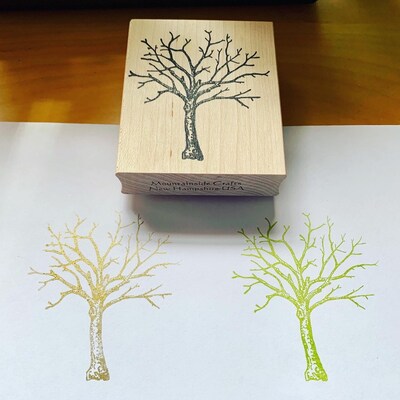 BARE TREE Rubber Stampperfect Tree Stamp for Autumn and Fall ...