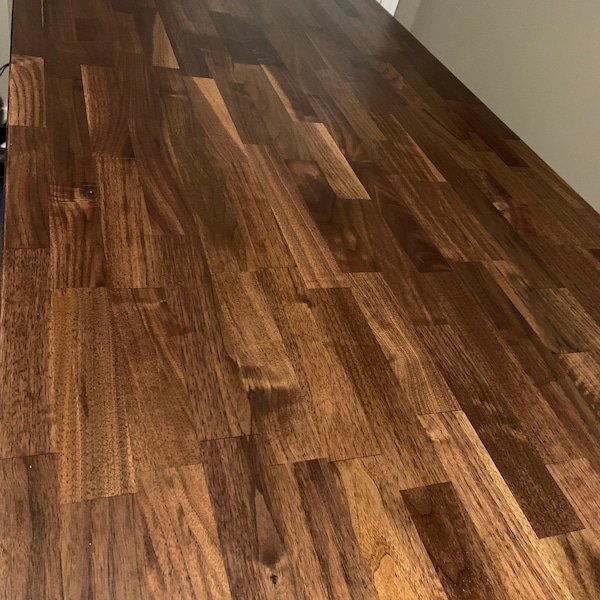 Butcher Block Walnut , Solid Black Walnut Desk / Walnut Desk/ Butcher ...