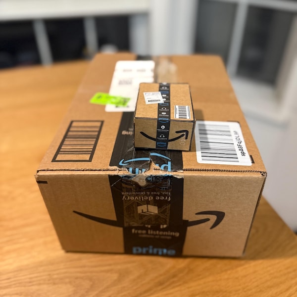 Printable Mini Amazon Package Template With Tape and Label, Miniature ...