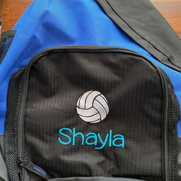 Personalized Volleyball Sling Backpack - Etsy