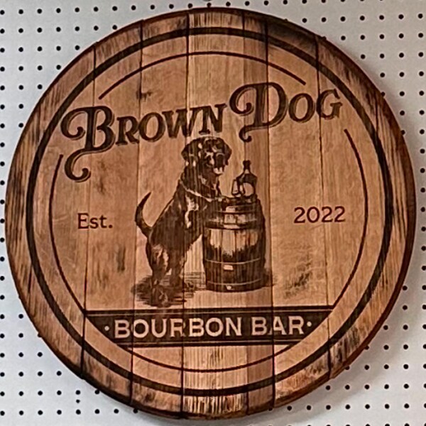 Barrel Head Guestbook - Custom Barrel Head - Personalized Barrel Head ...