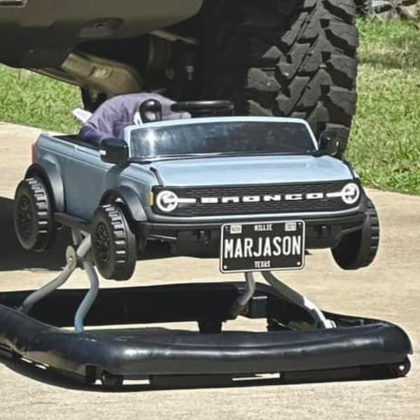 Custom Mini License Plate, Personalized for Your Special Spacecraft ...