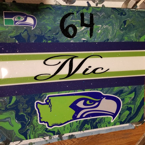 Seattle Seahawks Wallpaper Border - Etsy