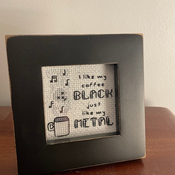 The Nostalgic Millennial: Rock Edition, Mini Cross Stitch Pattern PDF ...