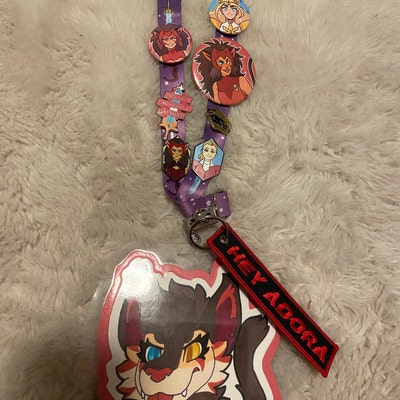 Helluva Boss Human Loona Mini Dakimakura Keychain 11x3cm Two - Etsy Ireland