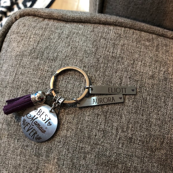 Mamaw Gift Keychain Key Chain • BEST MAMAW EVER • #1 Mamaw • Mamaw Gift ...