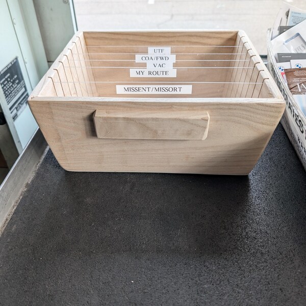 USPS Ultra Light Letter Carrier Divider Tray, Regular - Etsy