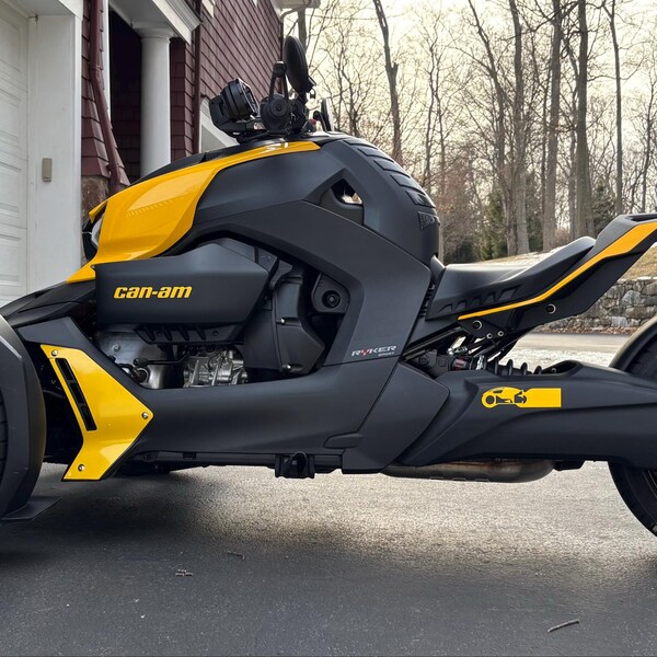 Hood Panel Decals Name Decals Ryker Motorcycle Custom Vinyl Decal ...