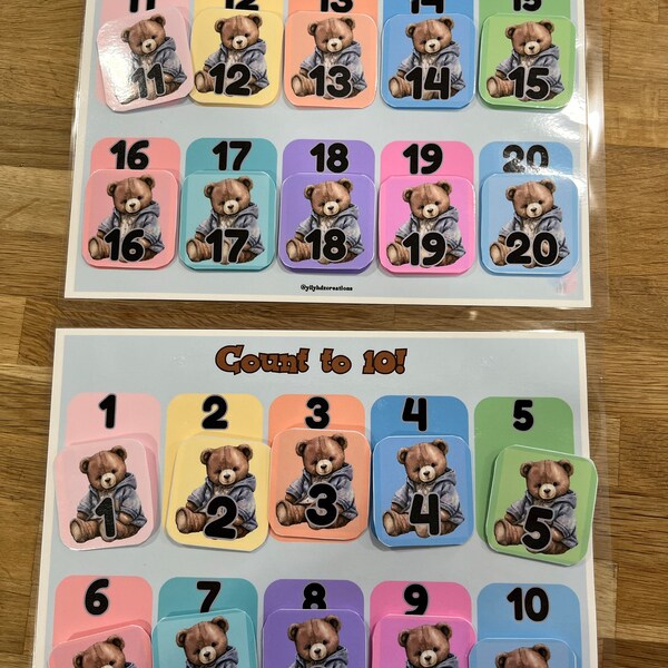 Number Printables - Learning Numbers - Number Matching - Number ...